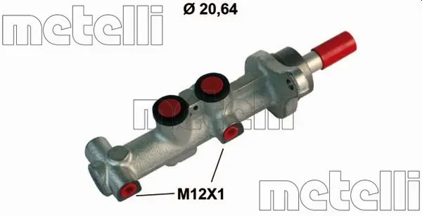 05-0863 Metelli Цилиндр тормозной главный