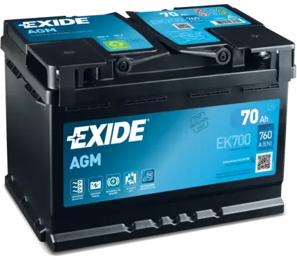 Аккумулятор Exide 12 вольт 70 ач EK700 купить на AvtoPro