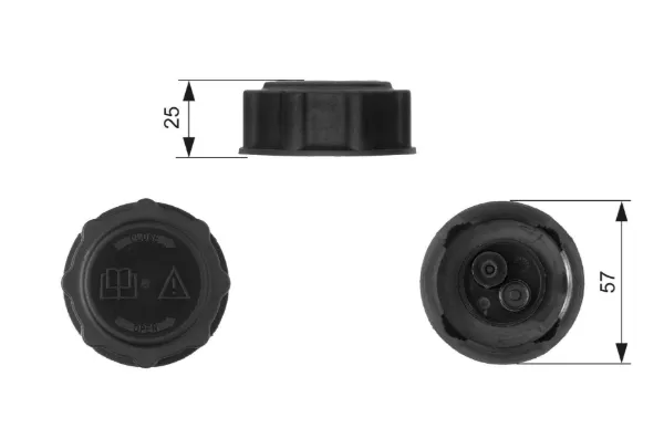 RC233 Gates Крышка (пробка) расширительного бачка