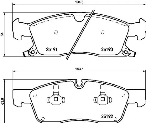 P37015 Brembo Колодки тормозные передние дисковые