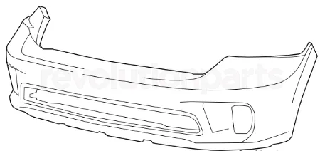 68239435AA Chrysler Бампер передний