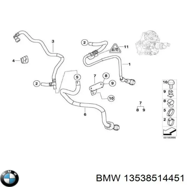 13538514451 BMW сравнить цены на Автопро
