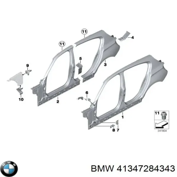 41007479536 BMW сравнить цены на Автопро