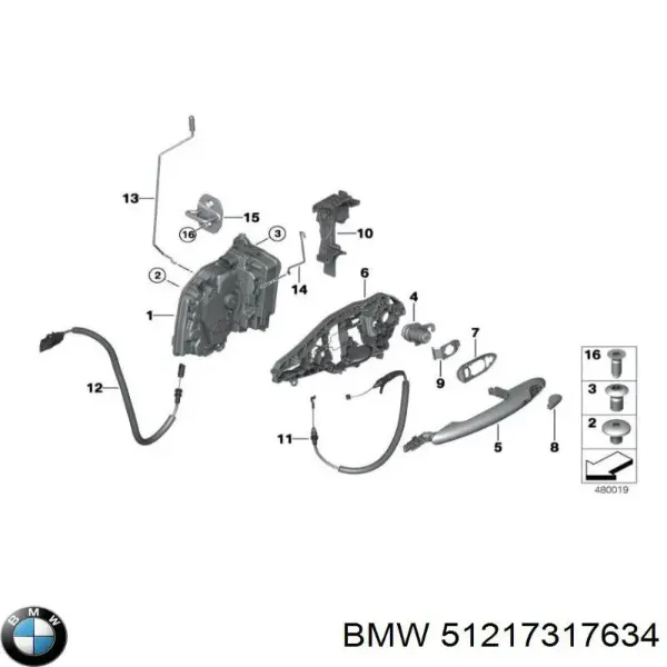 51217317634 BMW сравнить цены на Автопро