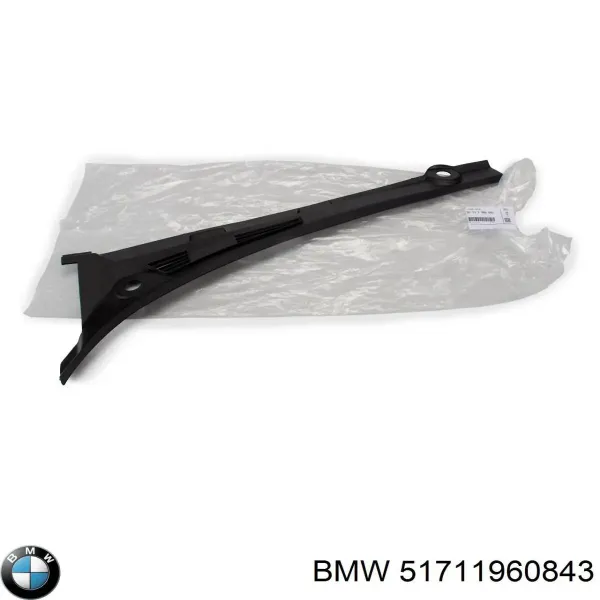 51711960843 BMW Решетка дворников левая
