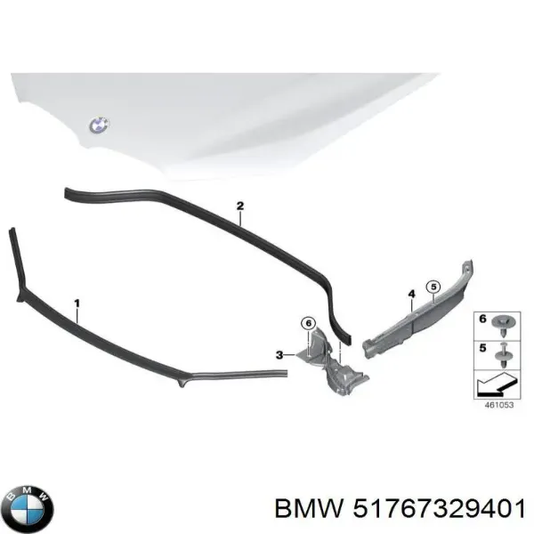 51767329401 BMW сравнить цены на Автопро