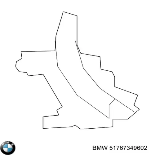 51767349602 BMW Уплотнитель капота