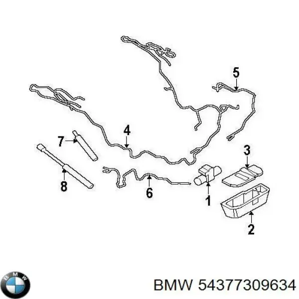 54377309634 BMW Блок управления АБС (ABS) гидравлический