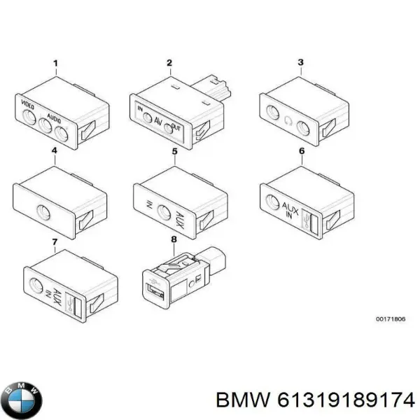 61319189174 BMW сравнить цены на Автопро