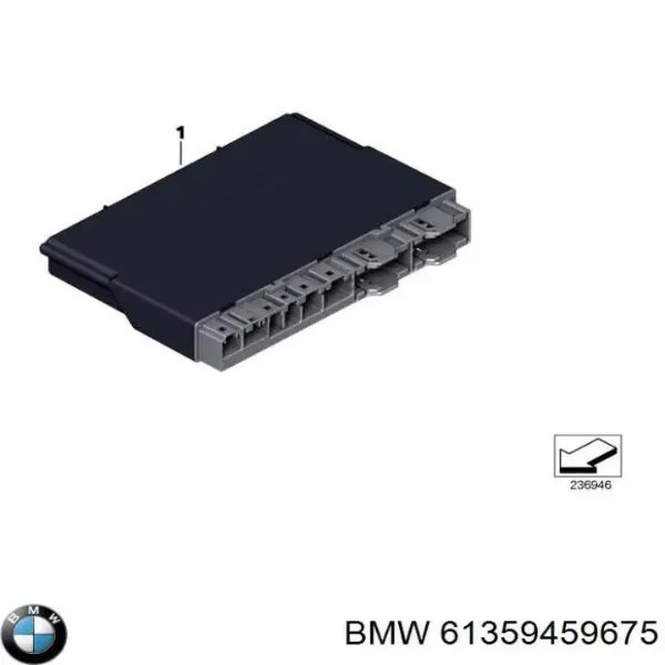 61359459675 BMW Модуль управления (ЭБУ) переднего сидения