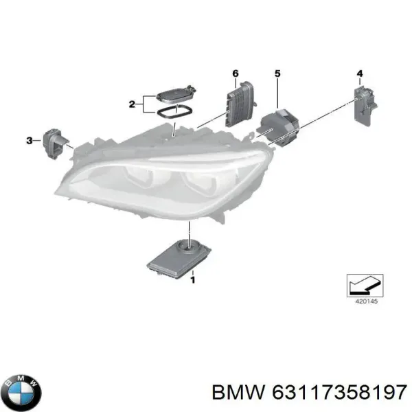 63117358197 BMW сравнить цены на Автопро