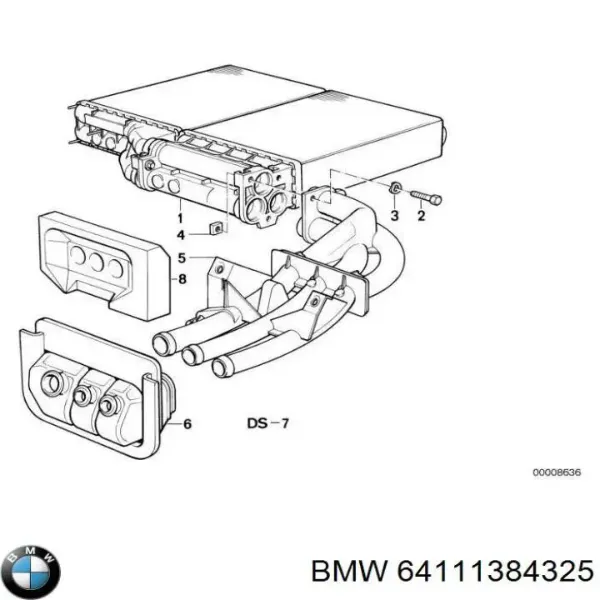 64111384325 BMW сравнить цены на Автопро
