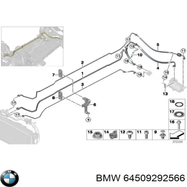 64509292566 BMW сравнить цены на Автопро