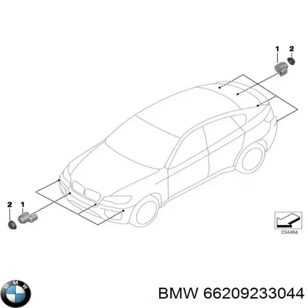 66209233044 BMW сравнить цены на Автопро