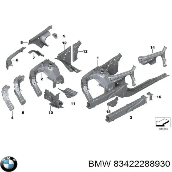 83422288930 BMW сравнить цены на Автопро