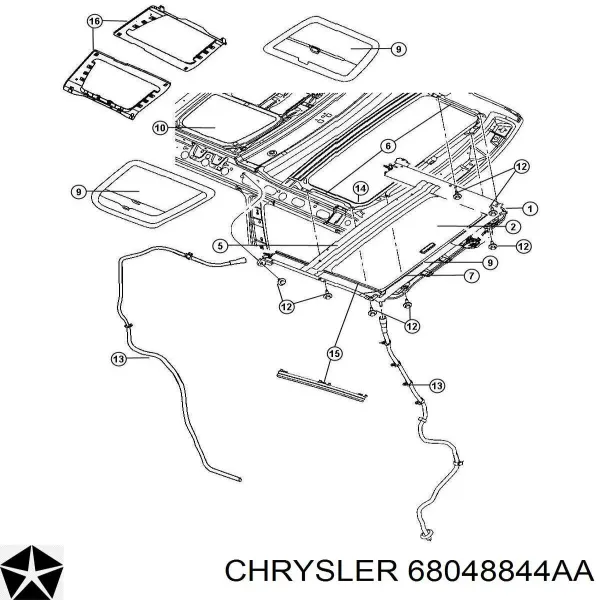 68048844AA Chrysler сравнить цены на Автопро