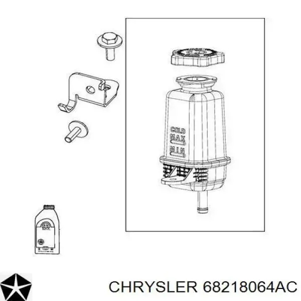 68218064AC - Масло трансмиссионное Chrysler 68218064AC купить на АвтоПро