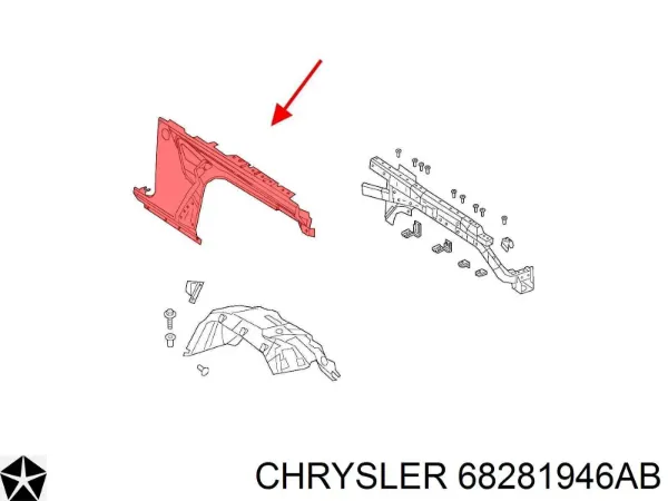 68281946AC Chrysler сравнить цены на Автопро