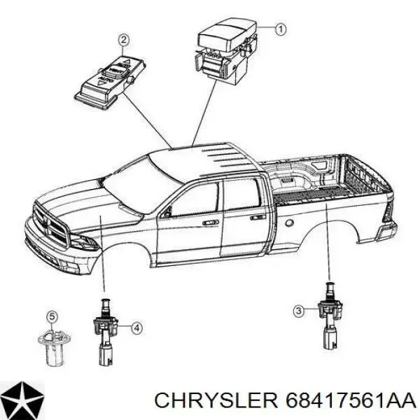 68417561AA Chrysler - купить недорого в Украине