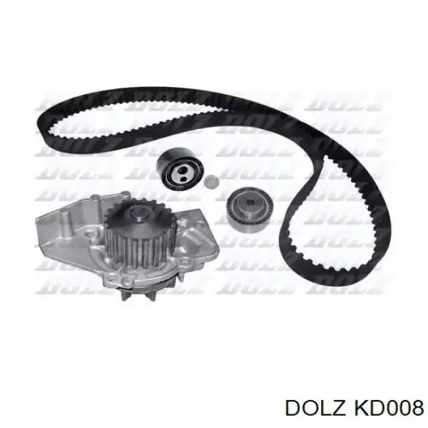 KD008 Dolz Ремень ГРМ, комплект