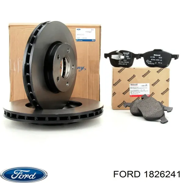 1826241 Ford Колодки тормозные передние дисковые