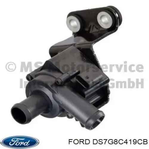 DS7G8C419CB Ford Помпа водяная (насос) охлаждения, дополнительный ...