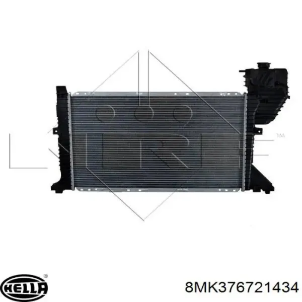 8MK376721434 HELLA Радиатор охлаждения двигателя