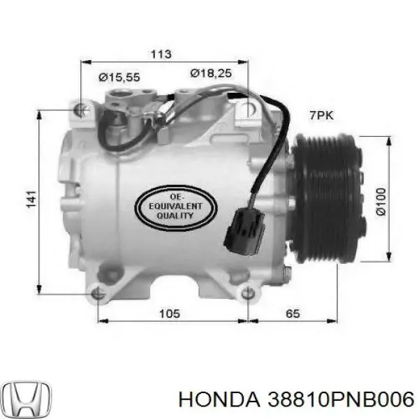 38810PNB006 Honda Компрессор кондиционера