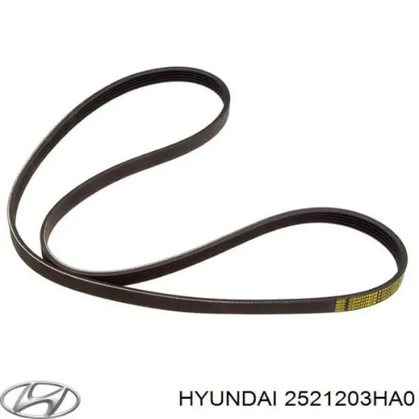 2521203HA0 Hyundai/Kia Ремень агрегатов приводной