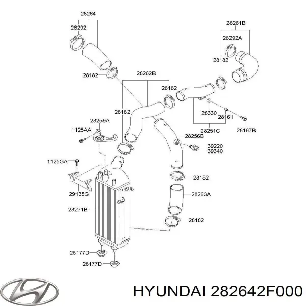 282642F000 Hyundai/Kia сравнить цены на Автопро
