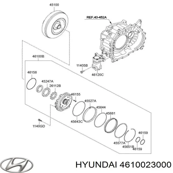 4610023000 Hyundai/Kia - купить недорого в Украине