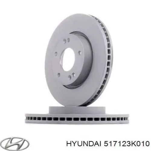 517123K010 Hyundai/Kia Диск тормозной передний