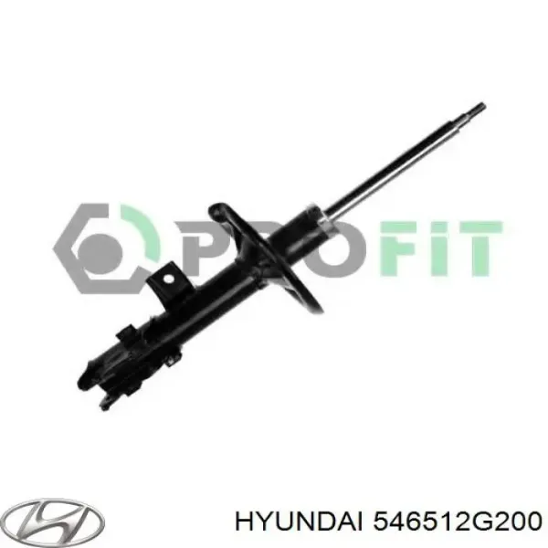 546512G200 Hyundai/Kia Амортизатор передний левый