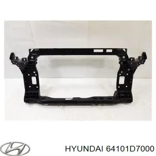 64101D7000 Hyundai/Kia Суппорт радиатора в сборе (монтажная панель ...