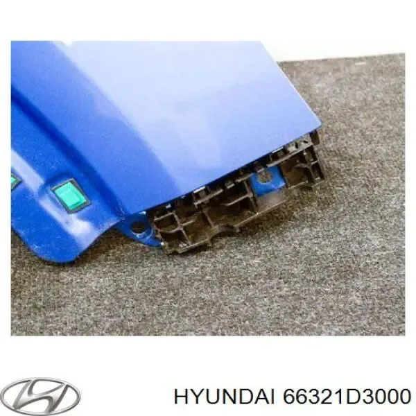 66321D3000 Hyundai/Kia Крыло переднее правое