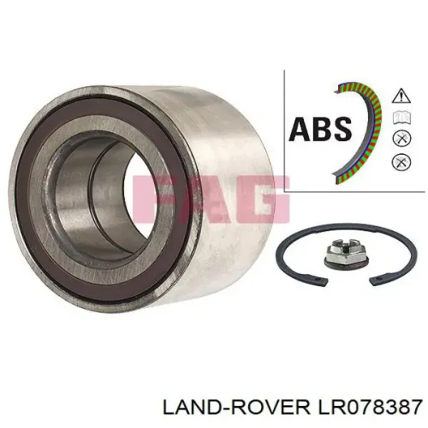 LR078387 Land Rover Подшипник ступицы передней