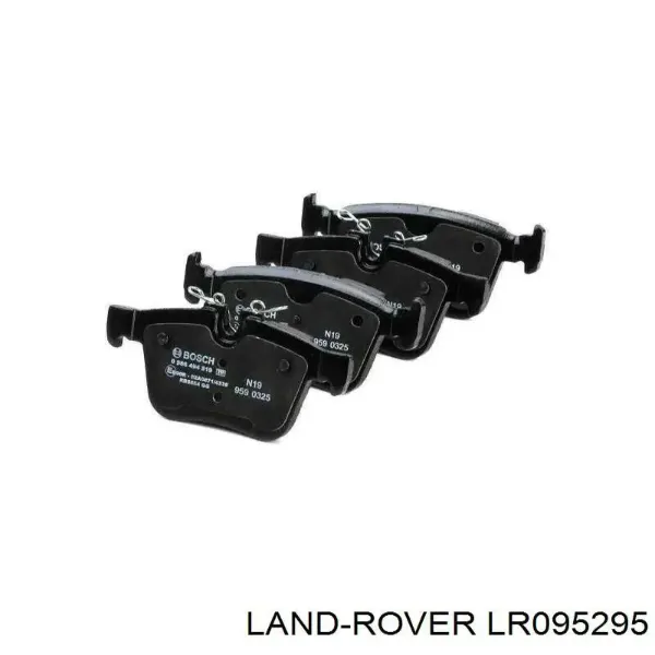 LR095295 Land Rover Колодки тормозные задние дисковые