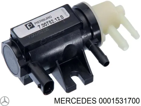 0001531700 Mercedes | Клапан преобразователь давления наддува (соленоид ...