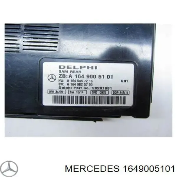 A1649006900 Mercedes | Блок управления сигналами sam A 164 900 69 00 ...