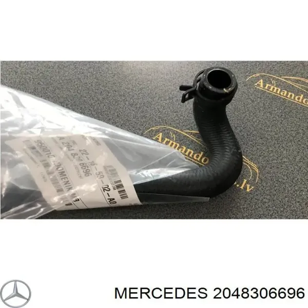 A204830669605 Mercedes | Шланг (патрубок системы охлаждения ...
