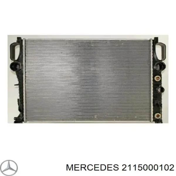 2115000102 Mercedes | Радиатор охлаждения двигателя 211 500 01 02 ...