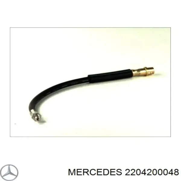 2204200048 Mercedes | Шланг тормозной передний 220 420 00 48 купить на ...