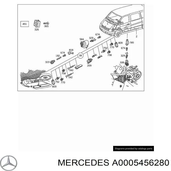 A0005456280 Mercedes | купить на Avto.pro