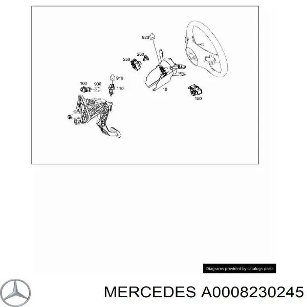 0008230245 Mercedes | купить на Avto.pro