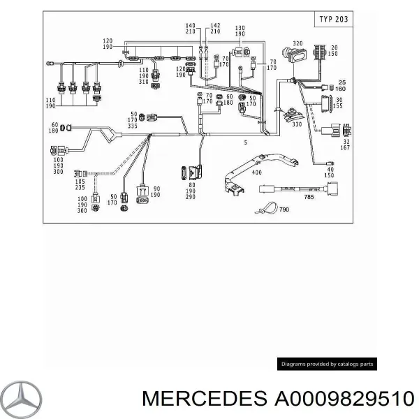 A0009829510 Mercedes | купить на Avto.pro