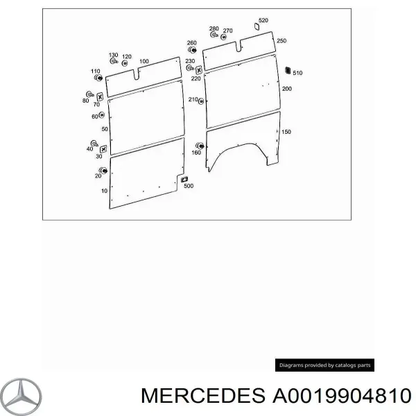 A0019904810 Mercedes | купить на Avto.pro