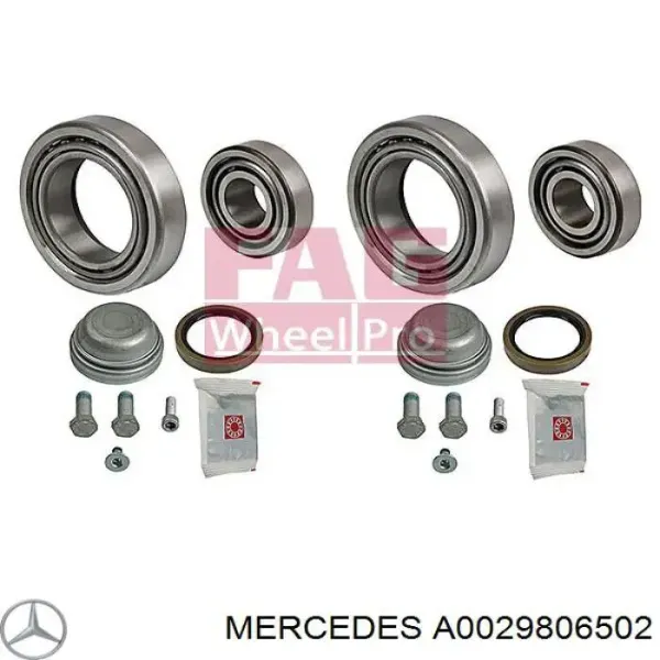 A0029806502 Mercedes | Подшипник ступицы передней наружный A 002 980 65 ...