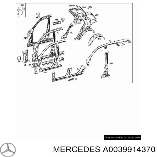 A0039914370 Mercedes | купить на Avto.pro