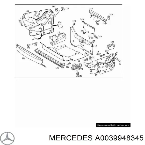 A0039948345 Mercedes | купить на Avto.pro