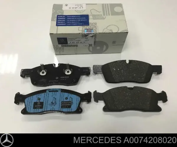 A0074208020 Mercedes | Колодки тормозные передние дисковые A 007 420 80 ...
